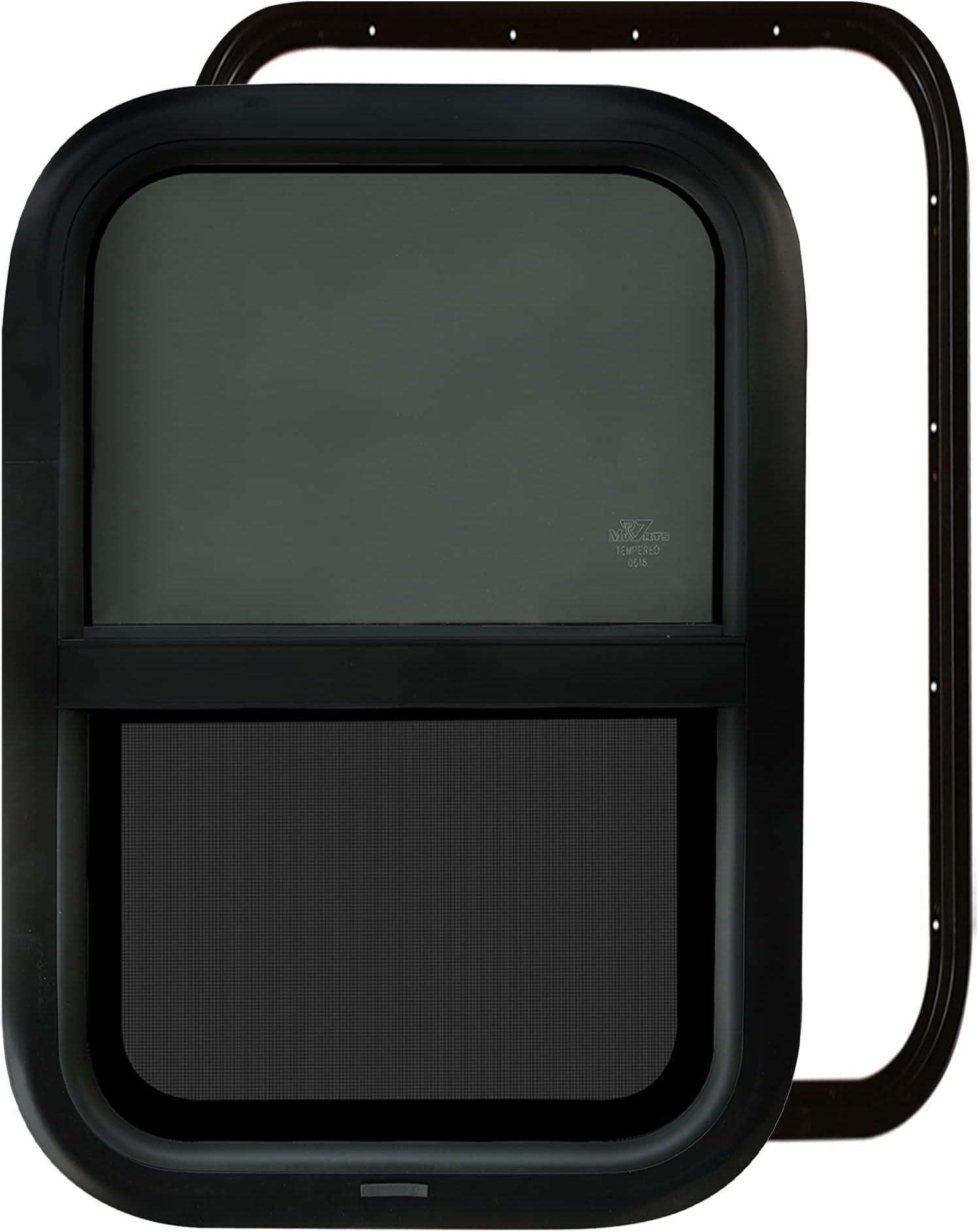 Amazon.com: Vintage Technologies Premium RV Window | 22" W X 12" H | Teardrop Horizontal slide ...