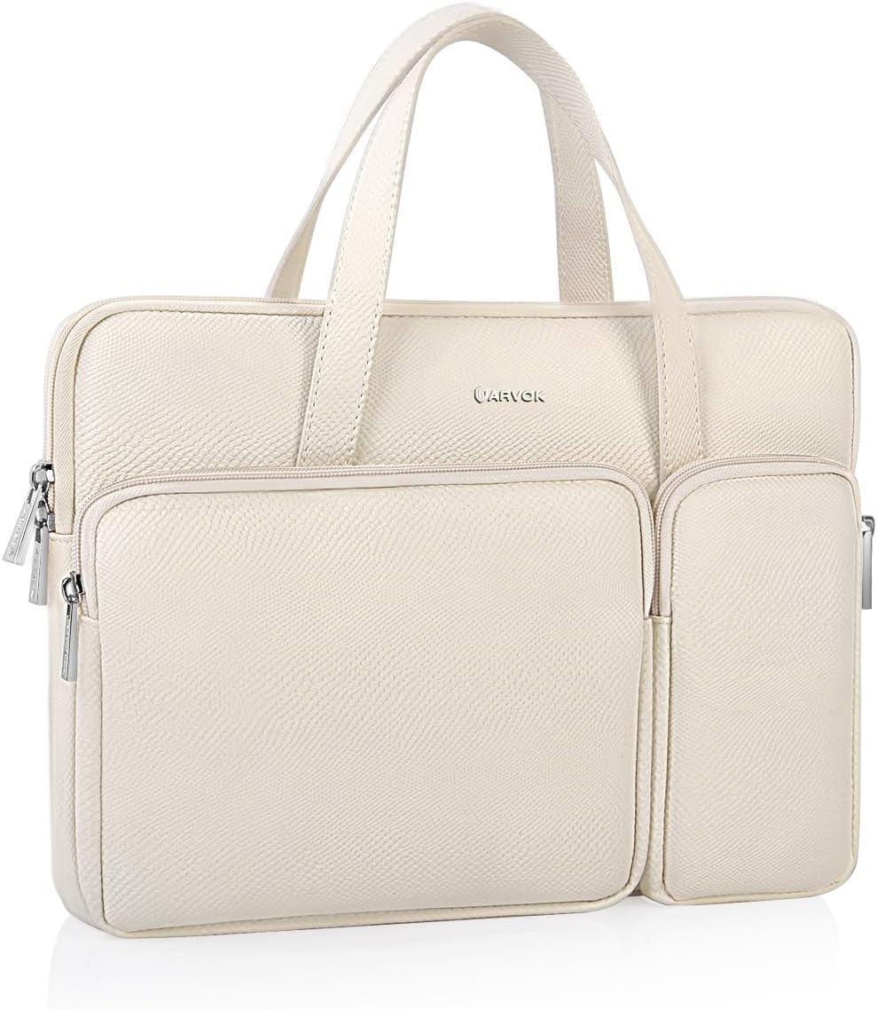 Amazon.com: ARVOK 13 13.3 14 inch Leather Laptop Sleeve Case Water ...
