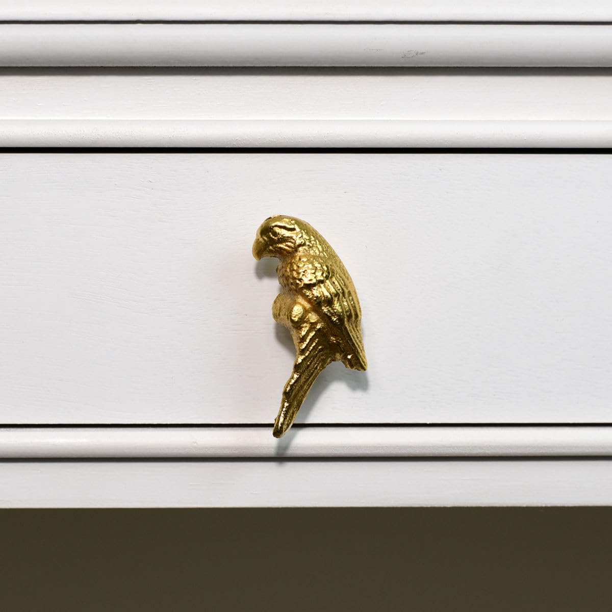 Melody Maison Metallic Gold Parrot Drawer Knob : Amazon.co.uk: DIY & Tools