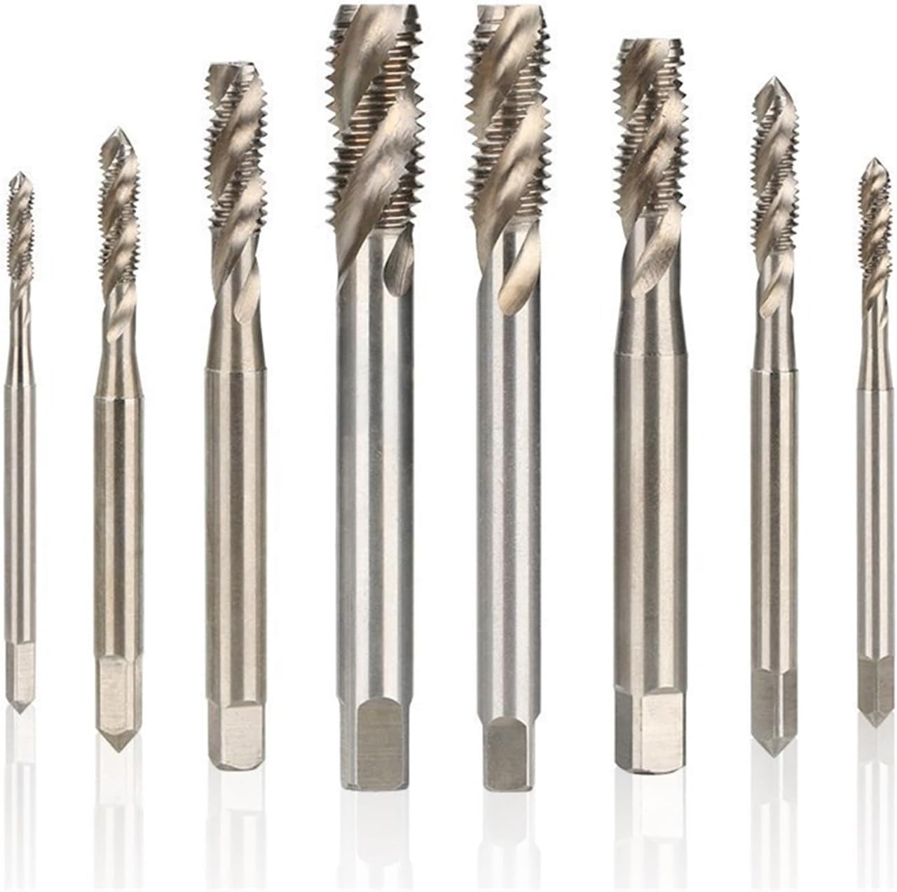 Amazon.com: Machine Tap M3/M4/M5/M6/M8/M10/M12/M14 Spiral Groove Metric ...