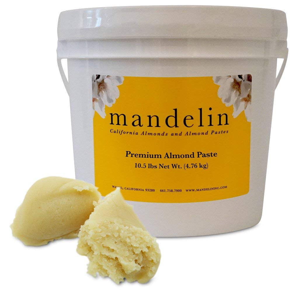 Amazon.com : Mandelin Premium Almond Paste 66% Almonds, 34% Sugar (10 ...