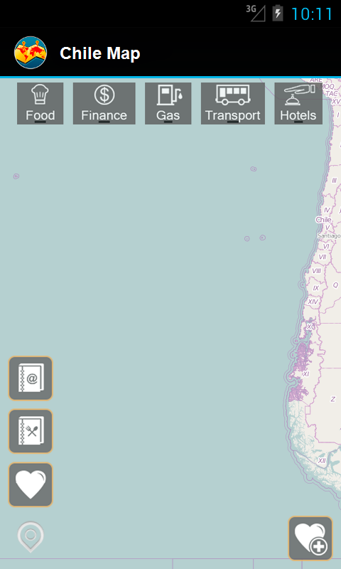 Chile Offline Map: Mapping Services:Amazon.com:Appstore for Android