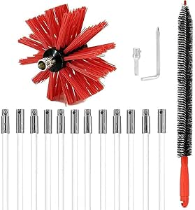 Amazon.com: chimney sweep kit Fireplace Chimney Brushes,Dryer Vent ...