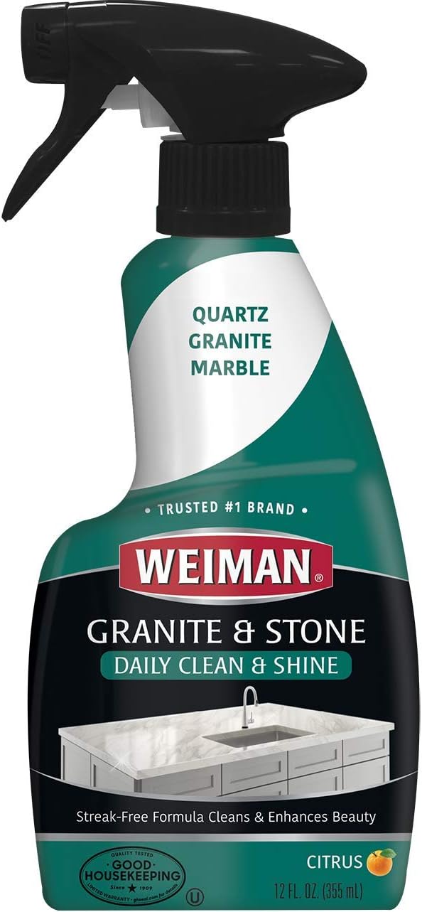 Amazon.com: Weiman Granite Cleaner and Polish - 12 Fluid Ounce ...