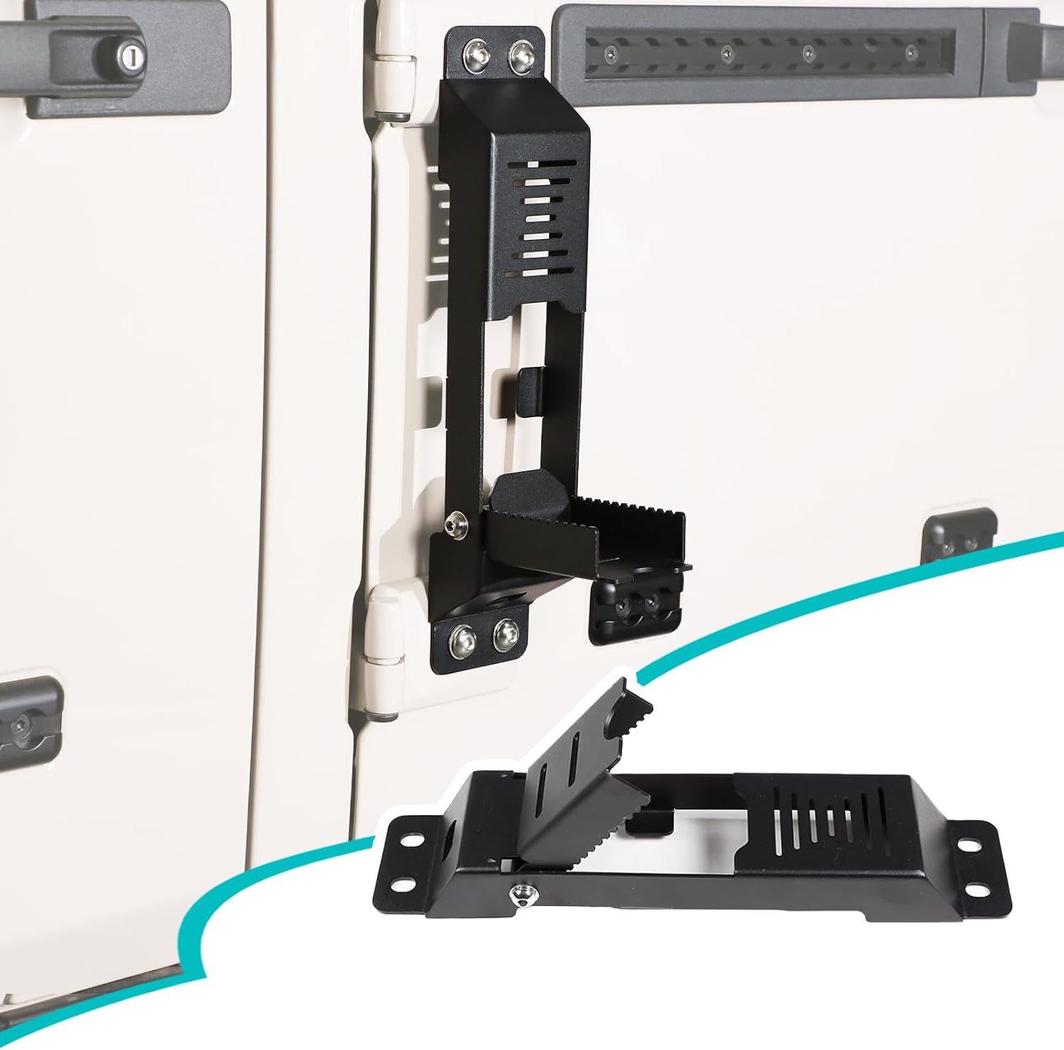 Amazon.com: Hudiriy Car Door Hinge Steps Metal Folding Door Pedal ...