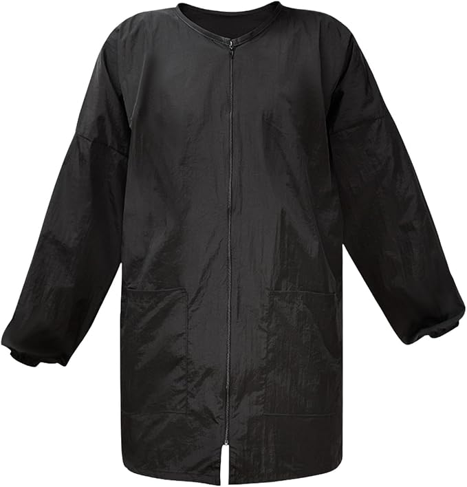 Generic Barber Smock Stylist Smock Pet Grooming Jacket Long Sleeve with ...