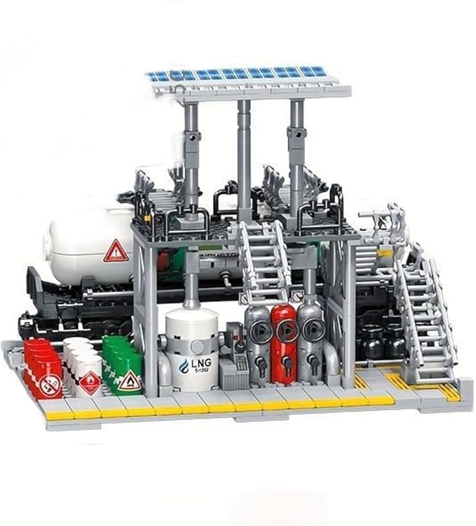 Amazon.com: General Jim's Chemical Plant Natural Gas Set Streetview ...