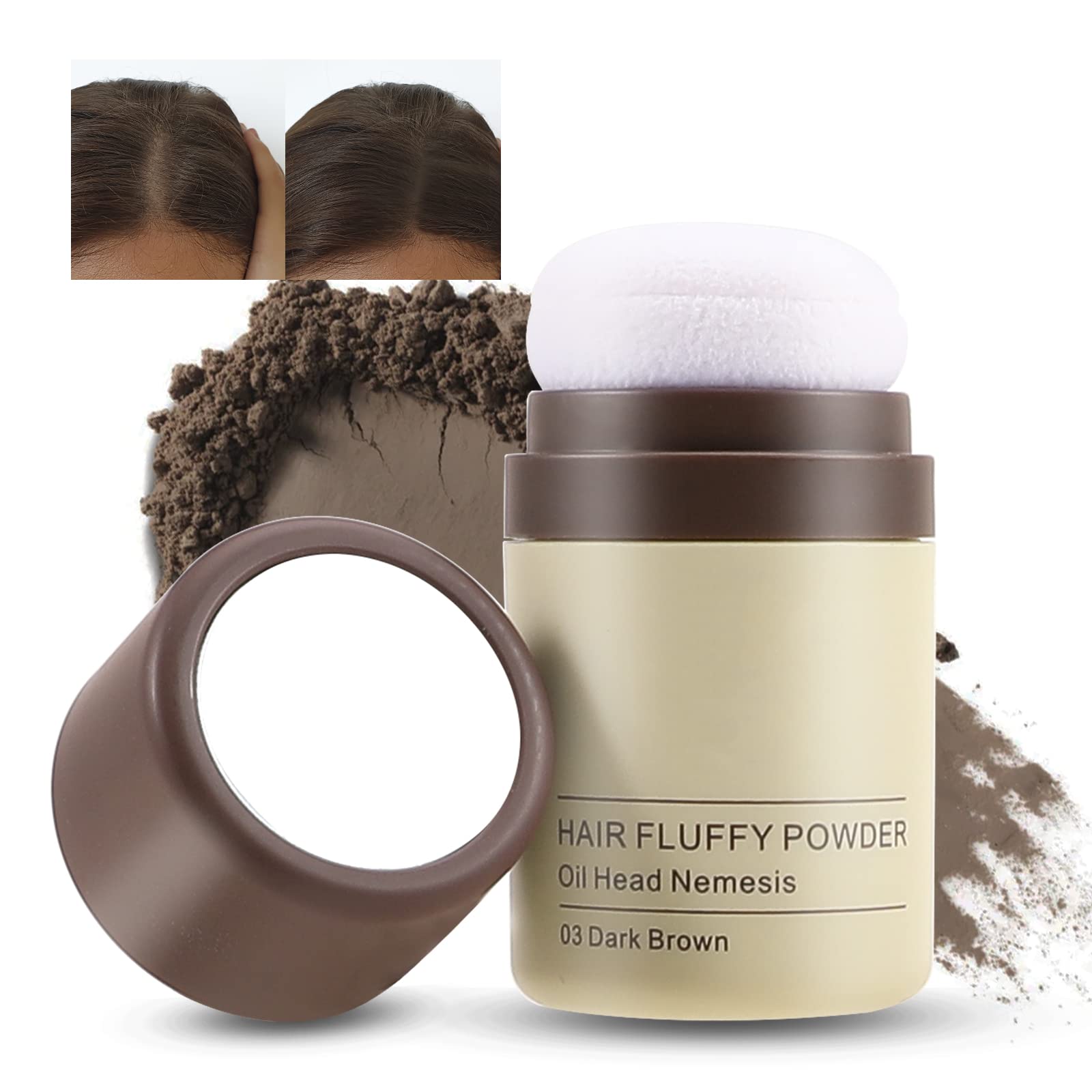 Amazon.com: Boobeen Hair Powder for Thin Hair, Root Touch Up Powder ...