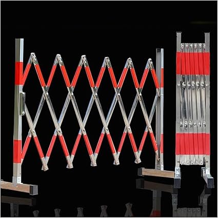Folding Barricade Safety Fence, Retractable Mobile Traffic Barricade ...