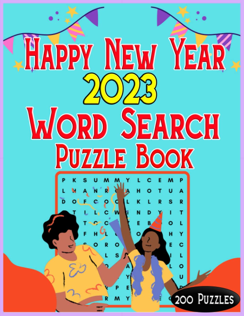Happy New Year 2023 Word Search Puzzle Book: Word Search Puzzle Book ...