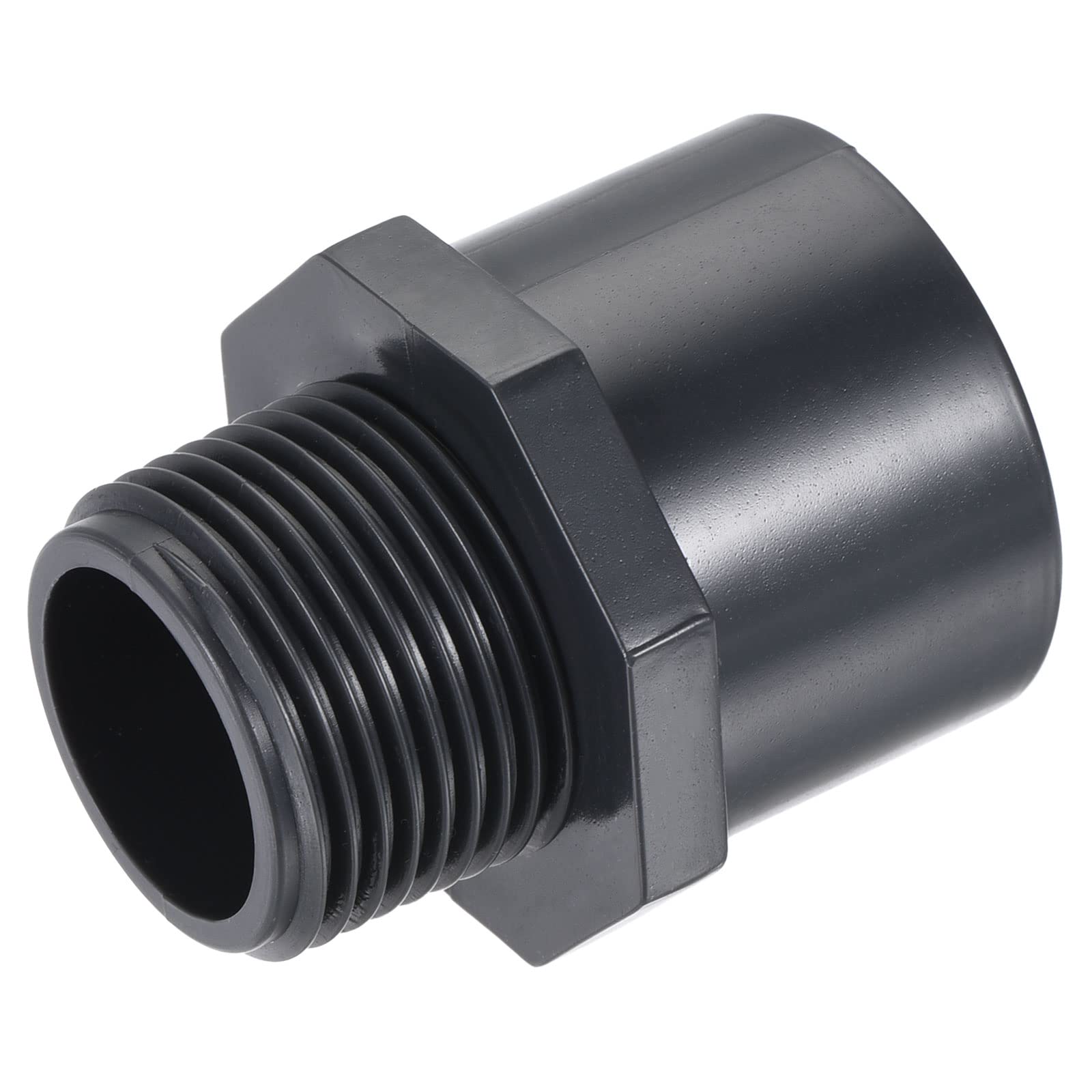 Meccanixity Pvc Pipe Fitting 1npt Male Thread Dn25 1 Socket ...