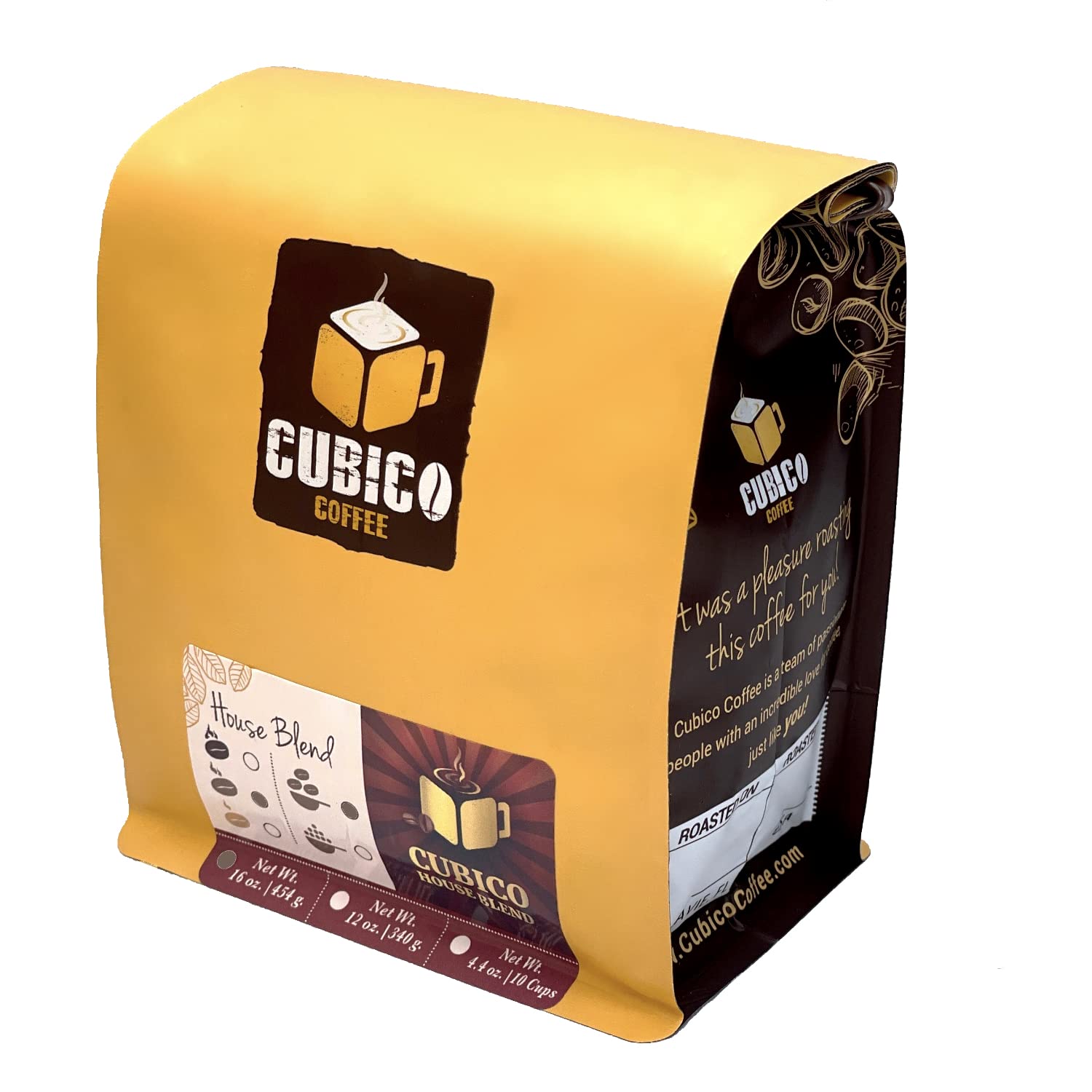 Amazon.com : Cubico House Blend - Whole Bean Coffee - Freshly Roasted ...