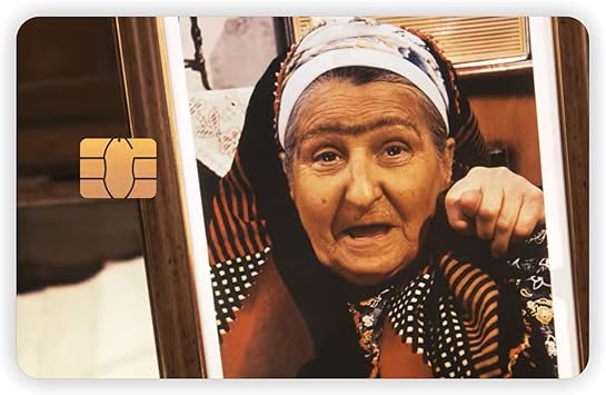 Quart Aksesuar Recep İvedik Nine Nah Kart Kaplama Sticker Kart Etiketi ...