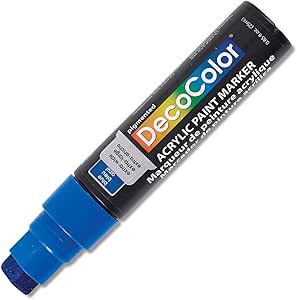 Amazon.com : Decocolor Acrylic Jumbo Paint Marker - Blue : Arts, Crafts ...