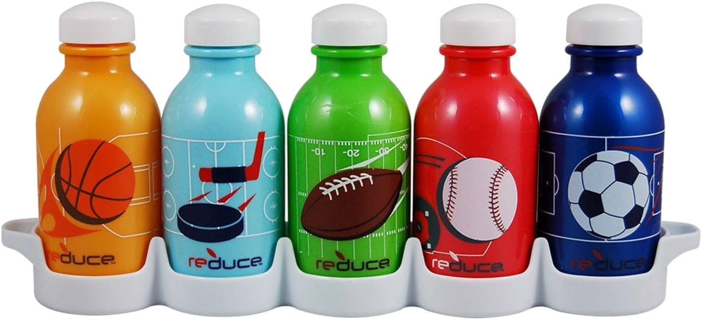 Amazon.com: Reduce WaterWeek Reusable Water Bottles for Kids, 10 oz ...