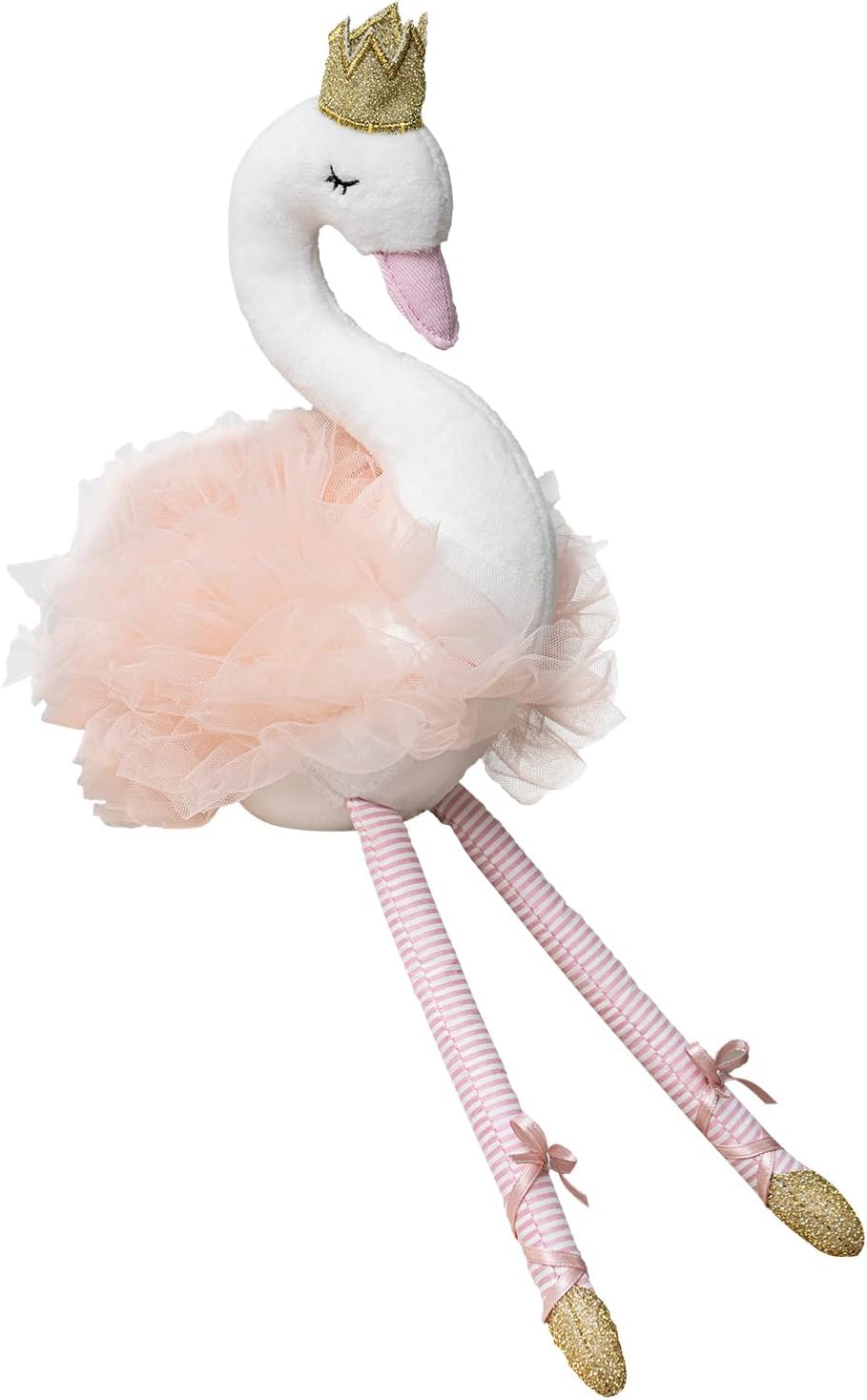 Amazon.com: Mikee Fluffie Plush Toy Stuffed Animals Ballet Swan for ...