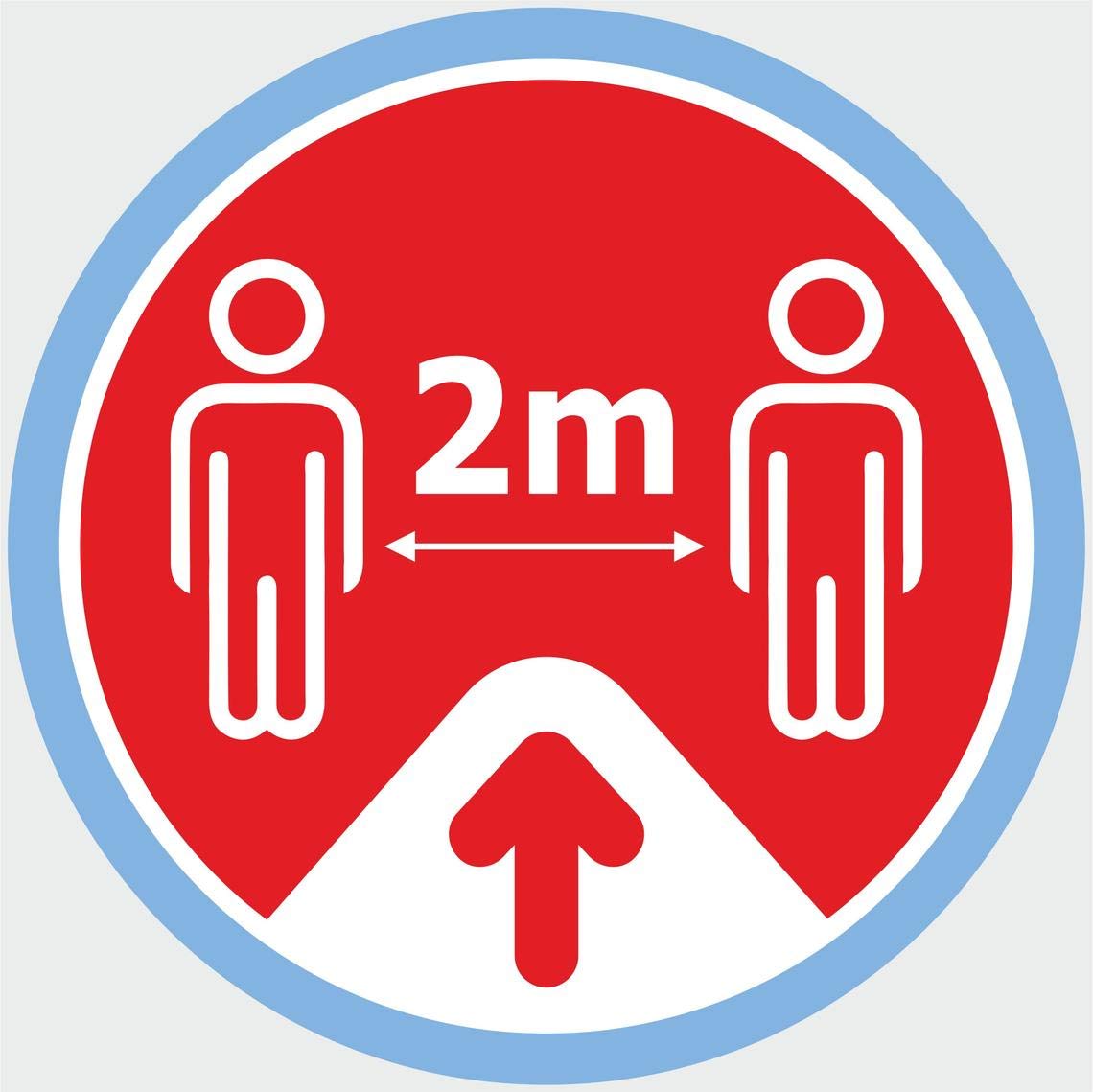 SIGN EVER Please Keep 2 Meter Distance Information Printed Sign ...