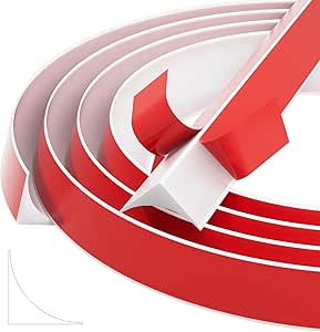 Amazon.com: Conwang 118" Flexible L-Shaped Quarter Round,Bendable Trim ...