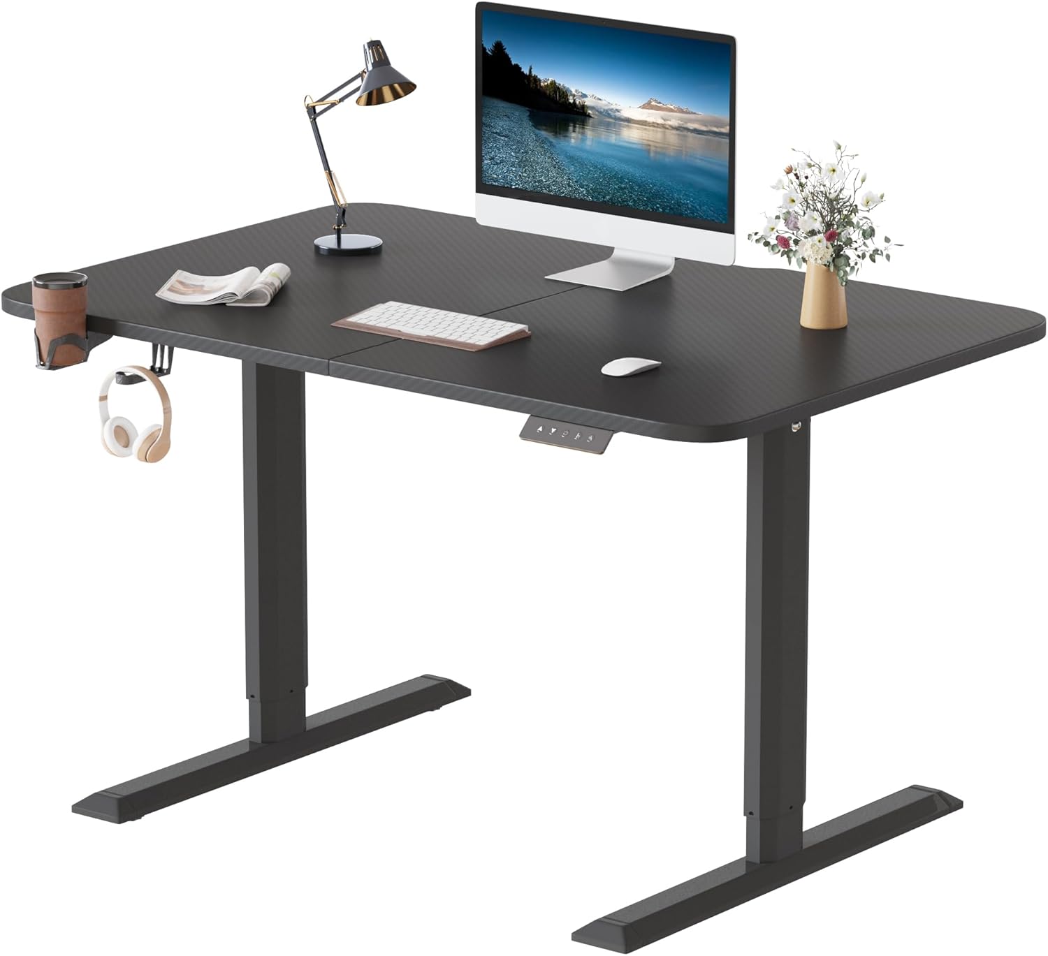Amazon.com: Furmax Electric Standing Desk 44x 24 Inches Height ...