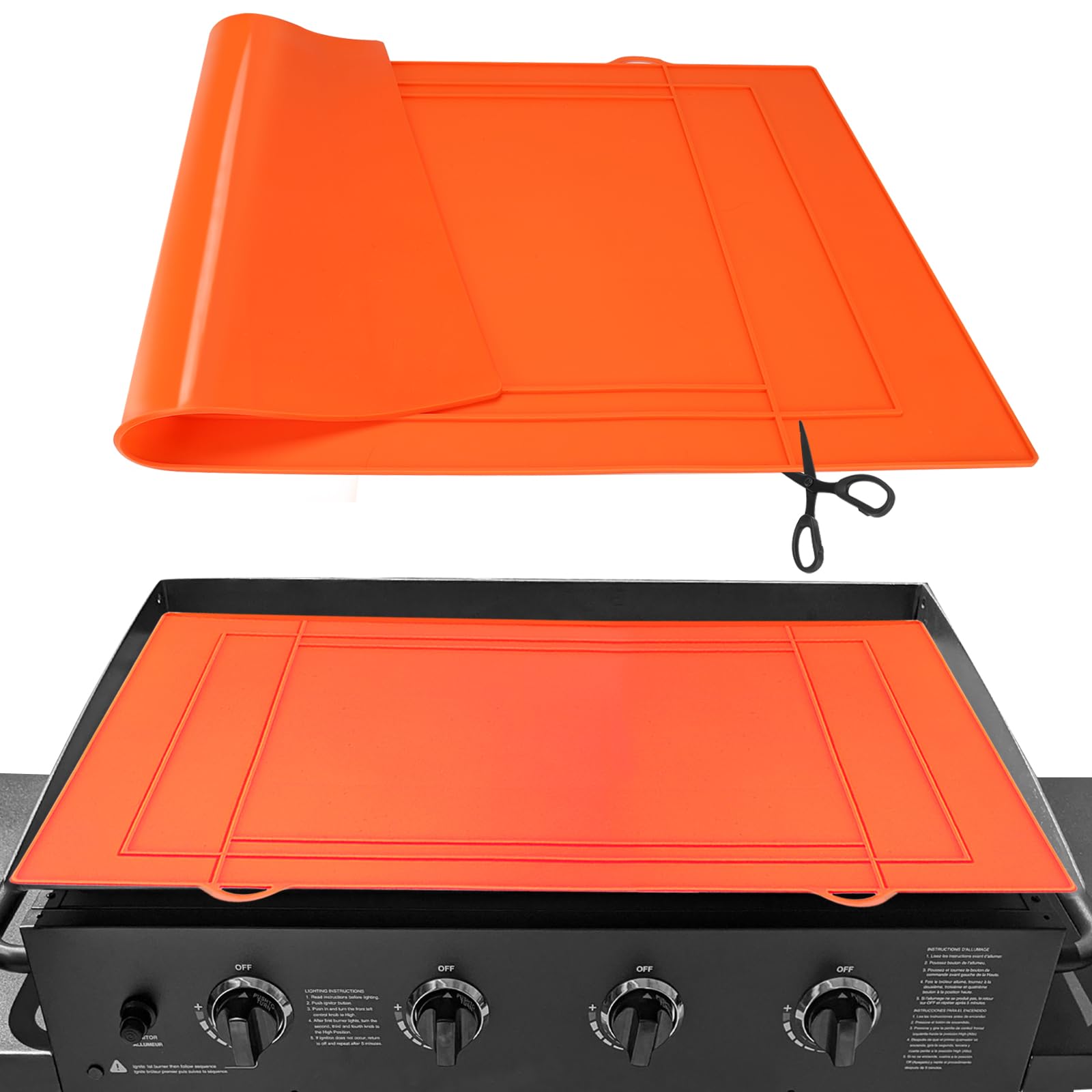 MOFEEZ Griddle Mat, Food Grade Silicone Mat, Customizable Size ...