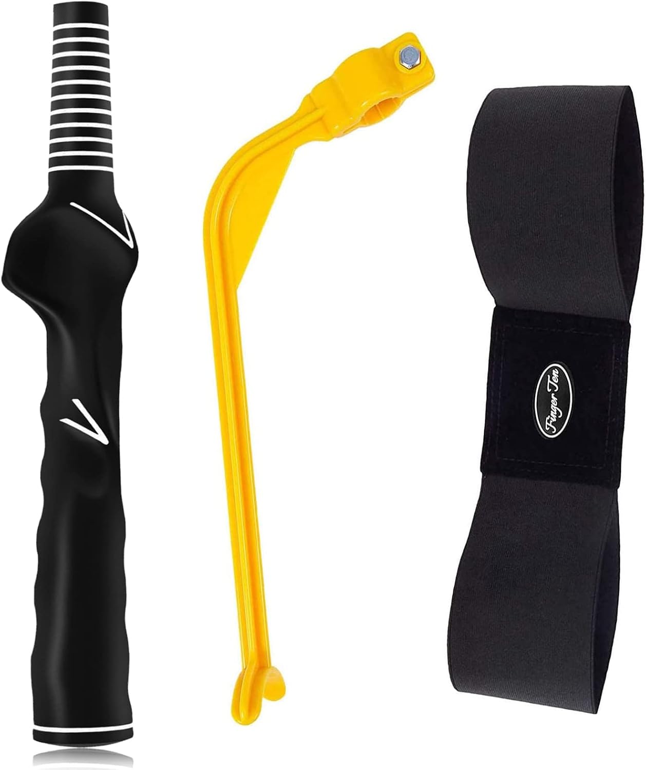 FINGER TEN Golf Swing Grip Training Practice Tool Aid Value 2/3/4 Pack ...