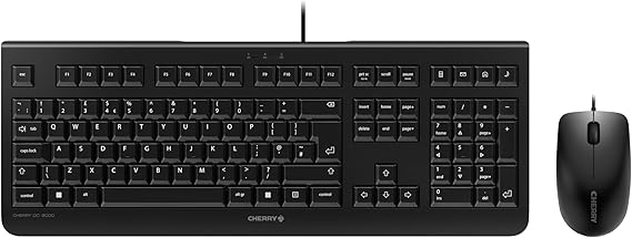 CHERRY DC 2000, Wired Desktop Set, UK Layout (QWERTY), Plug & Play via ...