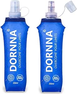 DORNNA® Gourde Souple Sans BPA 2PCS - Flasque Running, Soft Flask ...