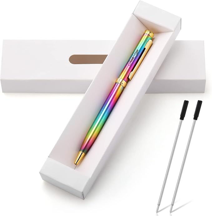 Thank You Pen+2pcs Replaceable Refills+Gift Box Set, Laser Engraved ...