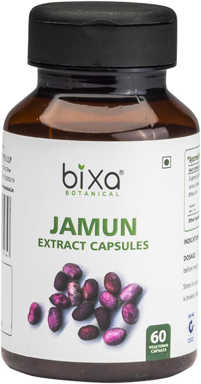 Amazon.com: bixa BOTANICAL Jamun Extract Capsule (Black Plum) (Eugenia ...