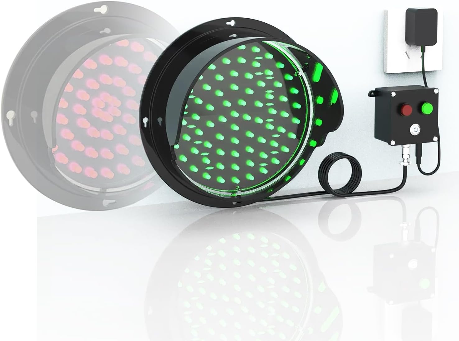 Amazon.com: GQMYCDM LED Traffic Light, Red/Green Two-Color Light ...
