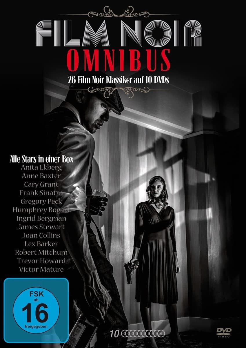 10 DVDs Film Noir Omnibus: Amazon.co.uk: Bogart, Humphrey, Stanwyck ...