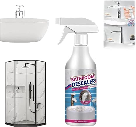 Amazon.com: Bathroom Descaler Cleaner, Powerful Stubborn Stains Cleaner ...