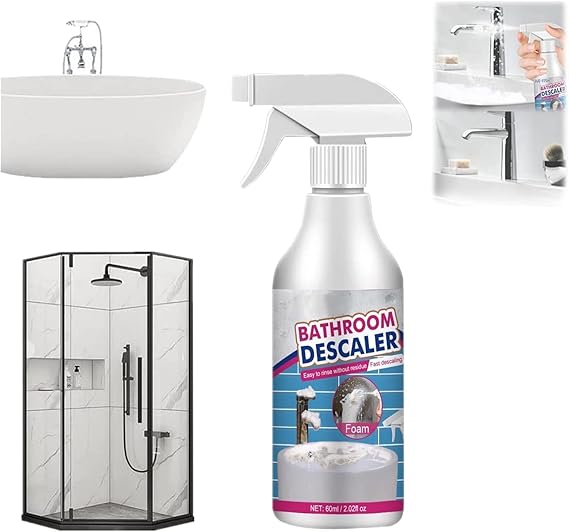 Amazon.com: Bathroom Descaler Cleaner, Powerful Stubborn Stains Cleaner ...