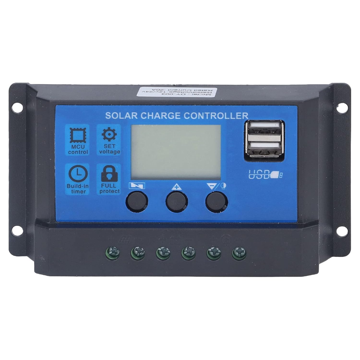 Amazon.com: LCD Solar Controller, Solar Controller 12V 24V 20A LCD ...
