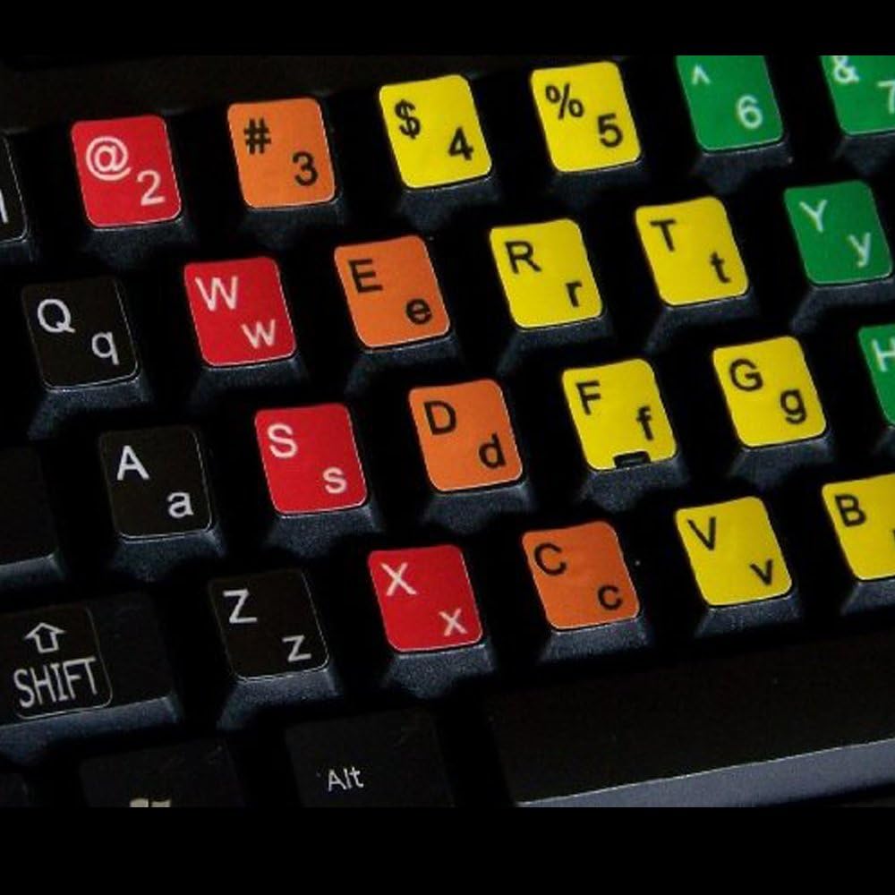 Amazon.com: English UK & US Learning Upper & Lower Case Non Transparent ...