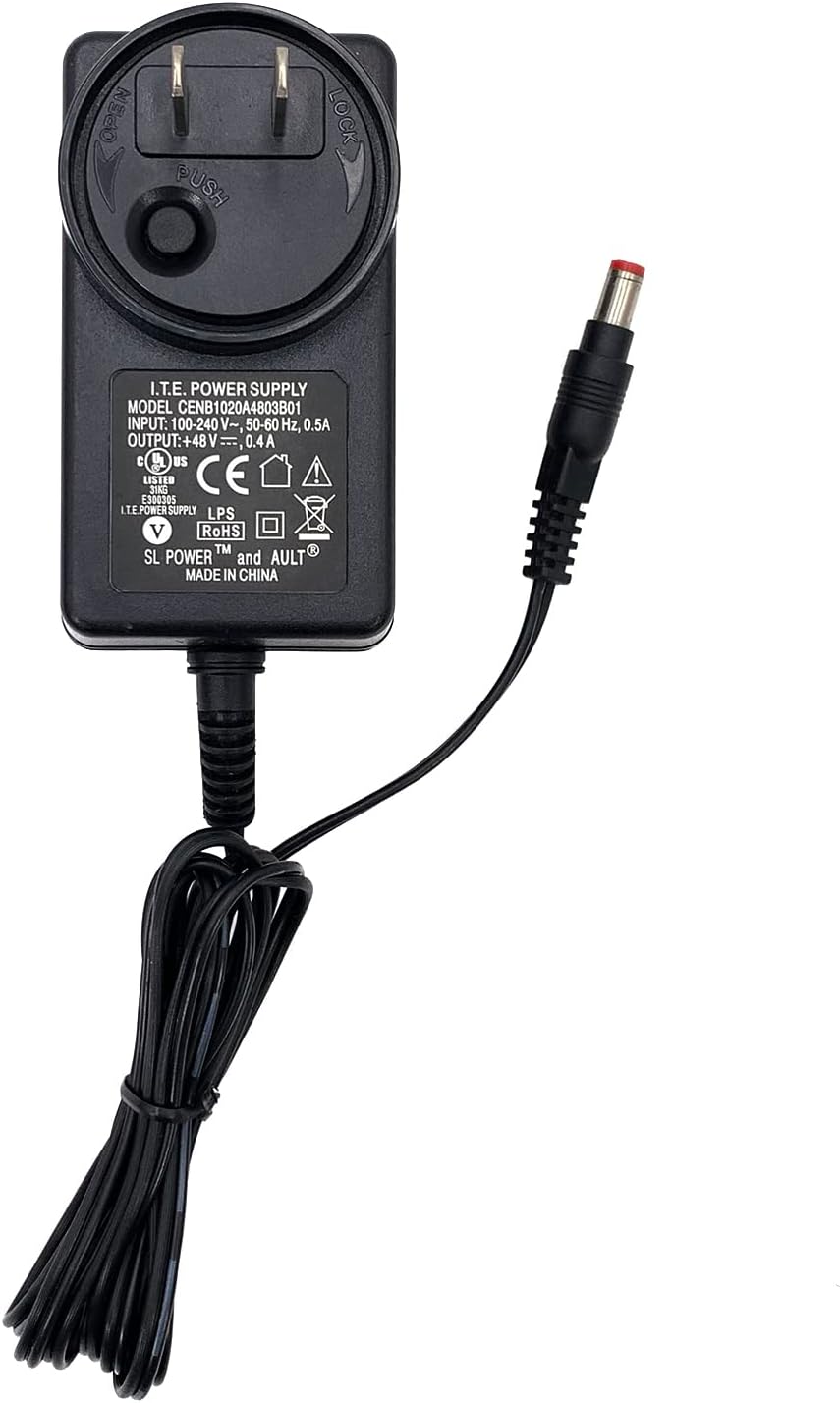 Amazon.com : SL Power Ault AC Adapter 48V 0.4A CENB1020A4803B01 5.5x2.5 ...
