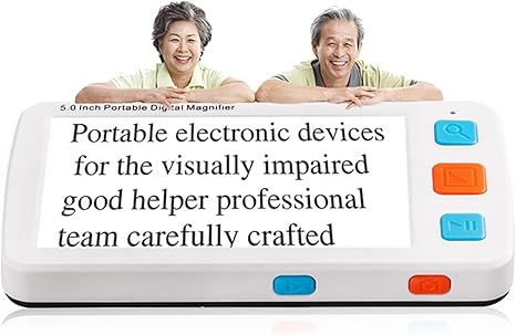 DUSROC Portable Digital Magnifier 4-32 Times Magnification Electronic ...