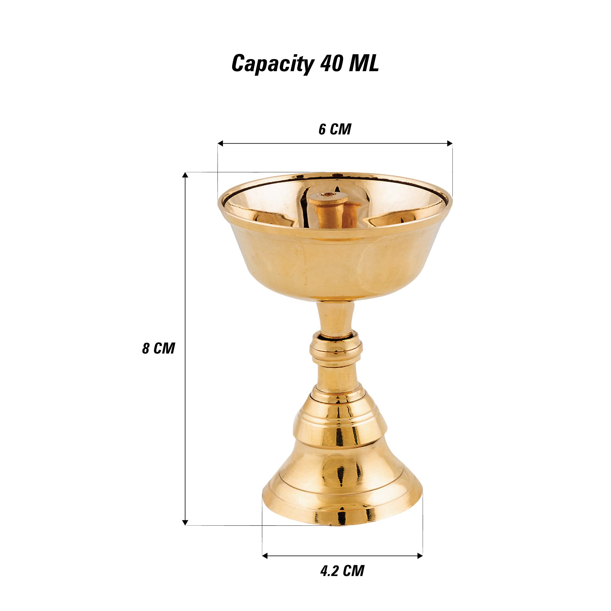 Buy Shubhkart Pyali Stand / Akhand Jyot Brass Diya/Puja Deepak/deep ...