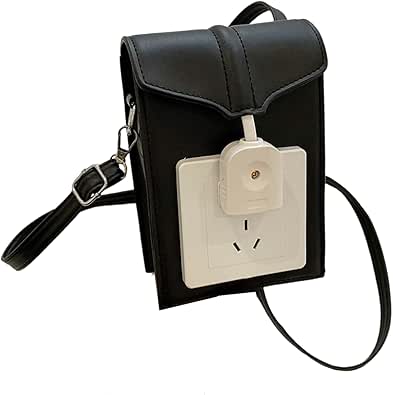 Electric Socket Plug Flap Bags, Socket Shape Shoulder Bag Crossbody Bag ...