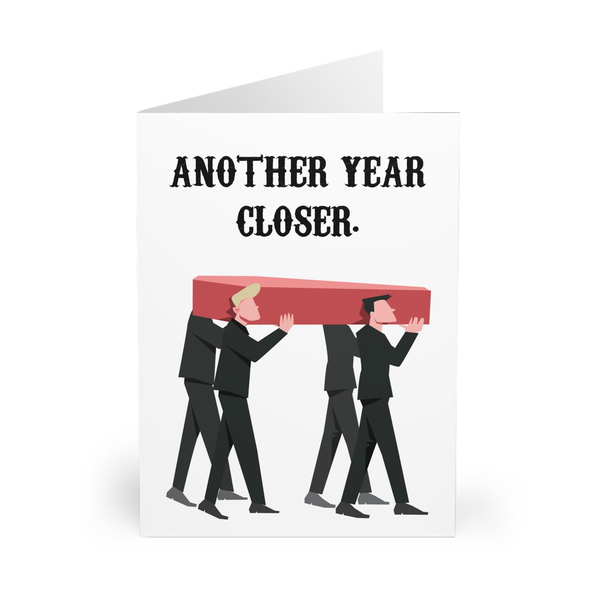 Over-the-Hill Humor Birthday Card – Another Year Closer with a Light ...