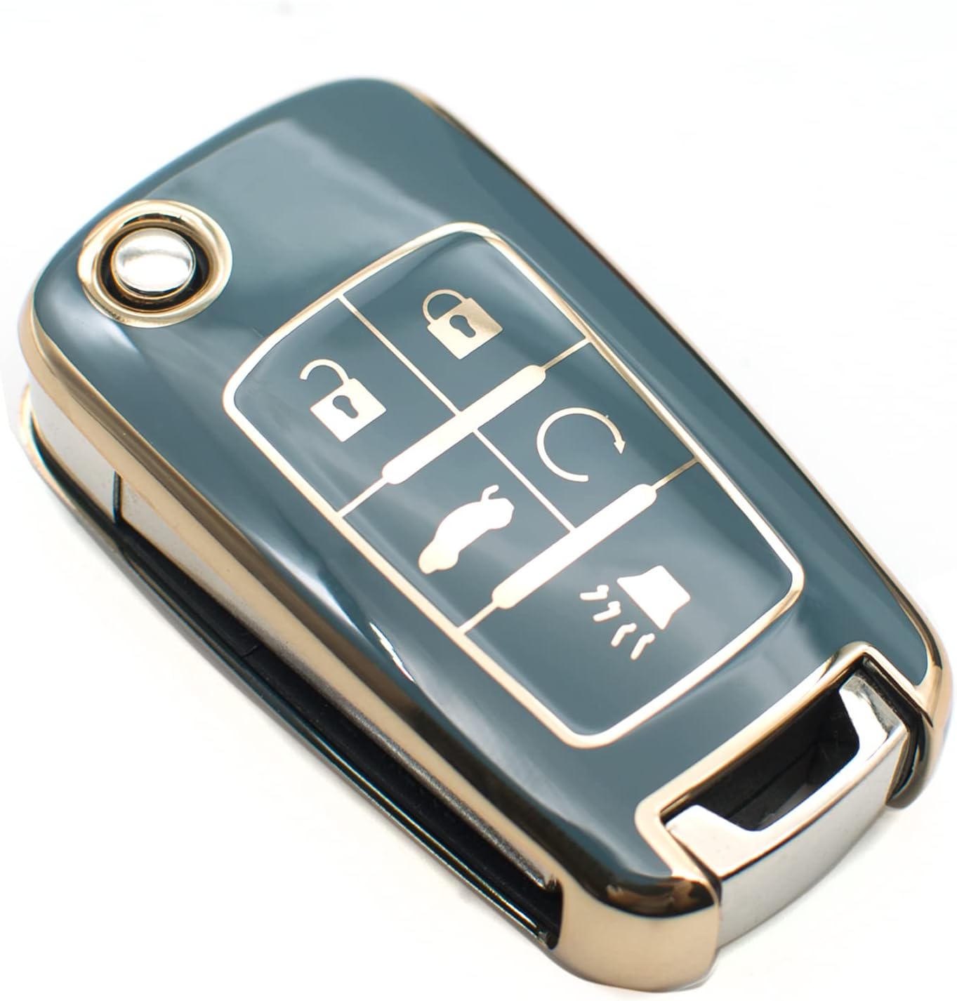 Amazon.com: Tukellen for Chevy Key Fob Cover Special Soft TPU Key Case ...