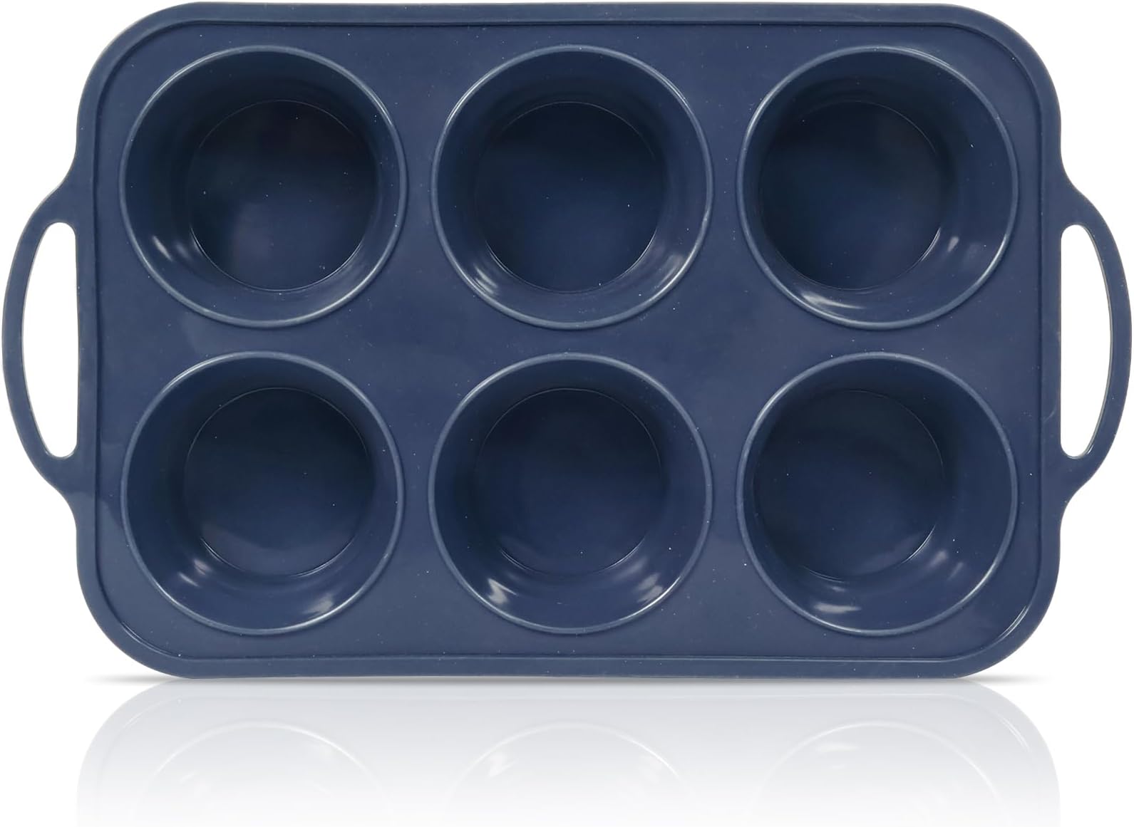 Amazon.com: Vnray Jumbo Silicone Muffin Pan with Metal Frame, Non Stick ...