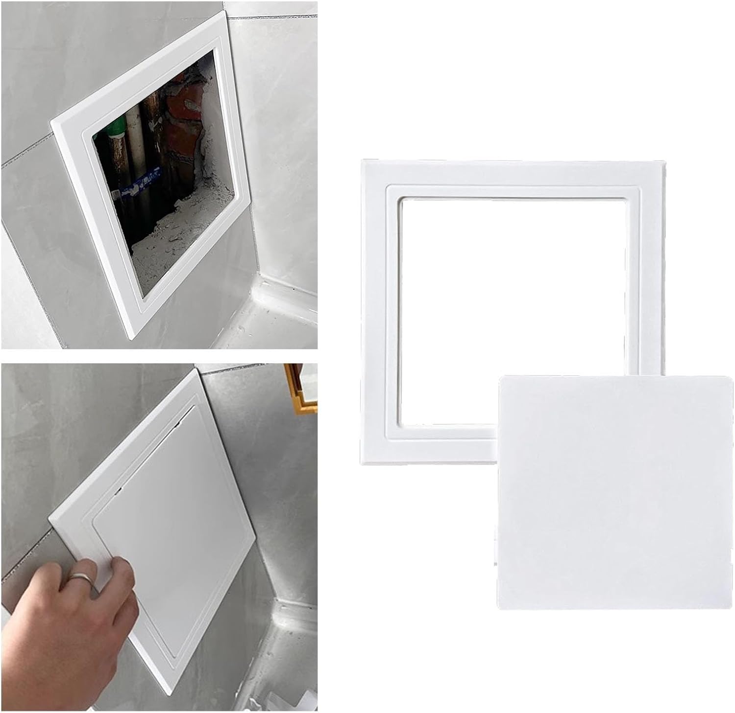 Access Panel Cover - Self Adhesive Plastic Wall Access Door, Flat ...