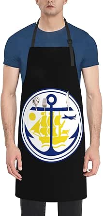 Amazon.com: SIYTUAU Seal Of Anchorage, Alaska Aprons With Pockets Men ...