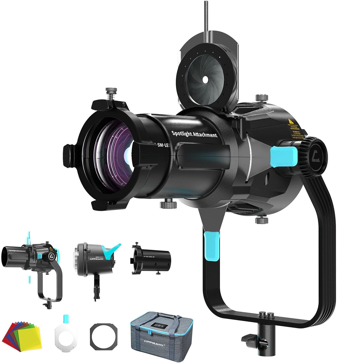 Amazon.com : MEELMAXX LEKO LED Spotlight, Zoom Imaging Light 0-330 ...