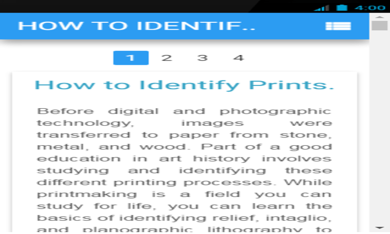 How to Identify Prints. - App on Amazon Appstore