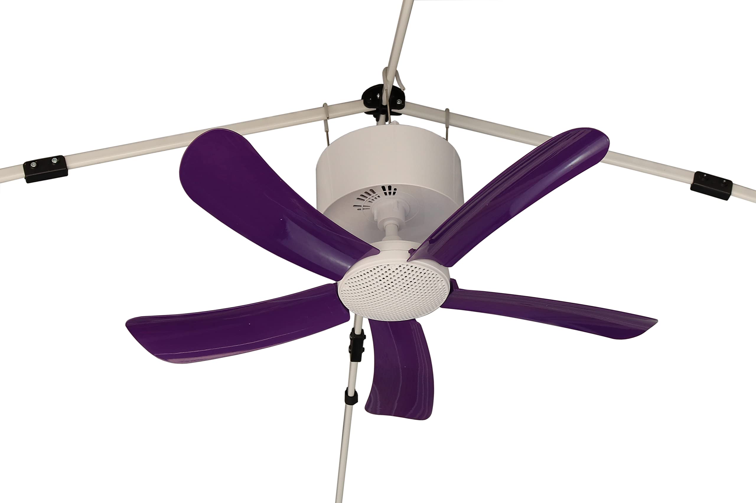 Amazon.com: Canopy Breeze Canopy Fan with Colored Fan Blades (Purple) Portable, Rechargeable ...