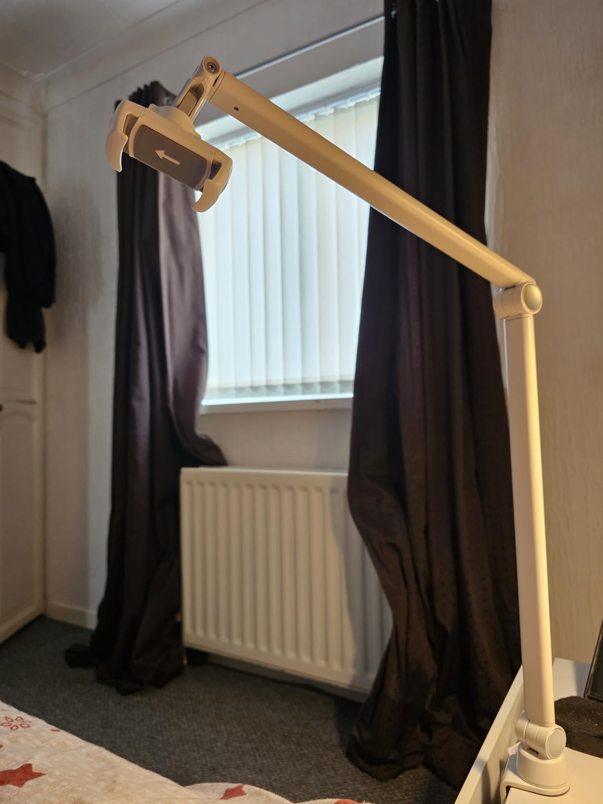 Viozon Overhead Phone Tablet Stand Holder Mount with Flexible Long Arm ...