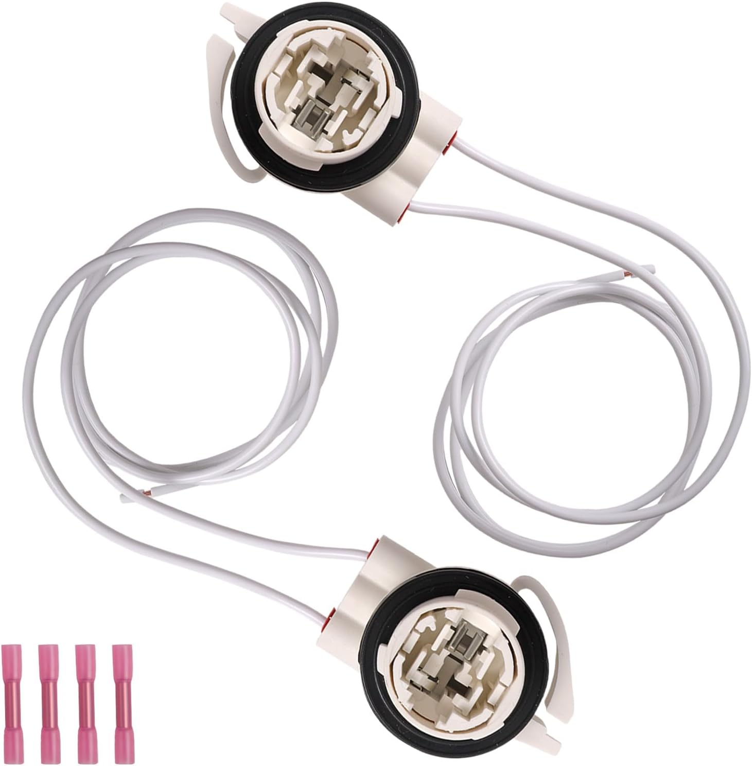 Amazon.com: Light Socket Wire Harness Pigtail Repair Kit LED Standard ...