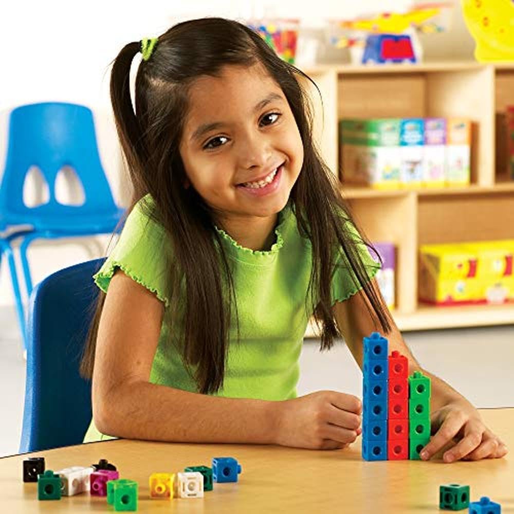 Learning Resources Snap Cubes (Set of 1,000) Cube Counters, Classroom ...